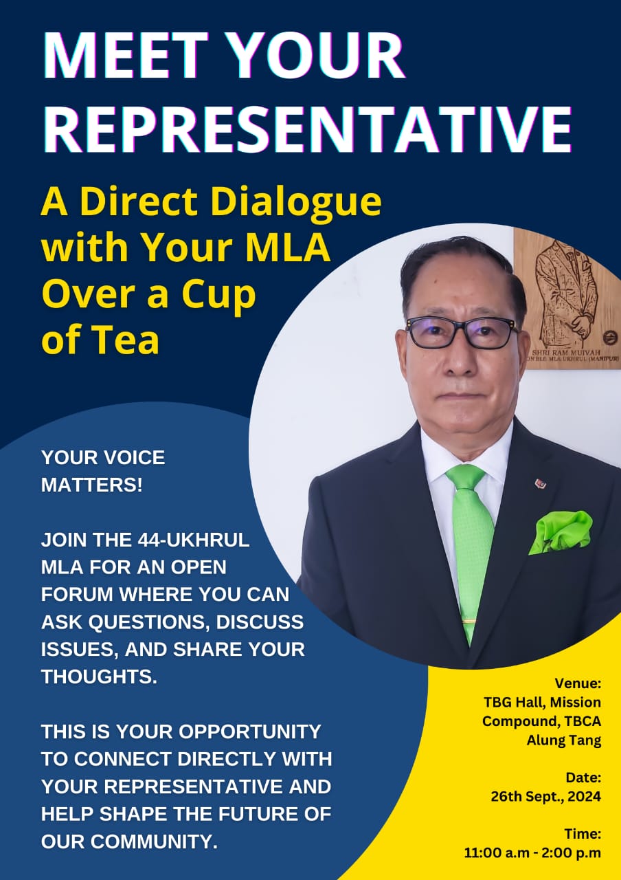 Tea and Talk: MLA Ram Muivah Invites Constituents for Open Dialogue - Ekhon